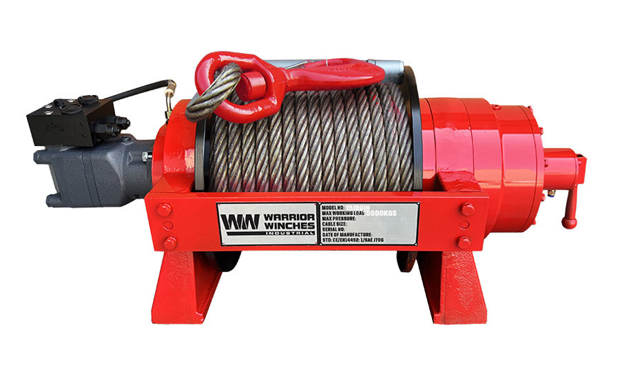 Warrior 20JR Industrial 44,000lbs Hydraulic Winch | Warrior Winches
