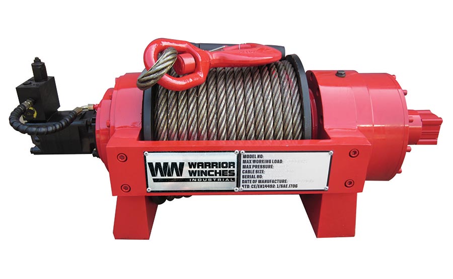 Warrior 10JP Industrial 10 Tonne Hydraulic Winch | Warrior Winches