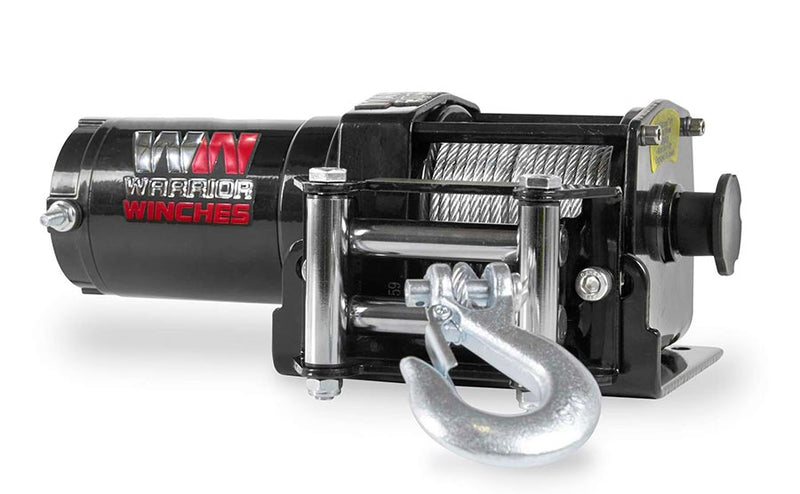 Warrior Ninja 2000lb Winch - Steel Rope | Warrior Winches