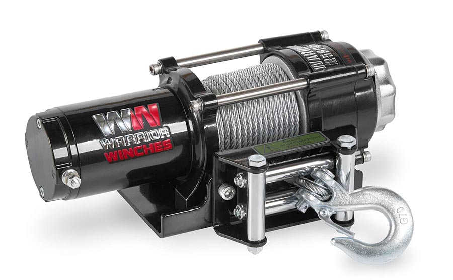 Warrior Ninja 2500lb Winch with Steel Rope | Warrior Winches