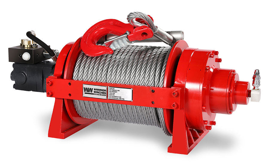 Warrior 10JR Industrial 10 Tonne Hydraulic Winch | Warrior Winches