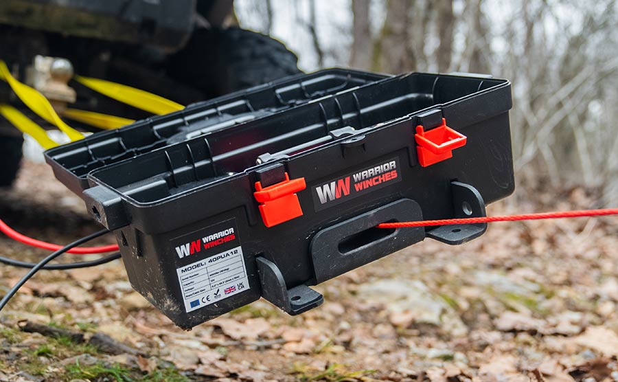 Warrior Trojan Portable 4000lb Electric Winch | Warrior Winches