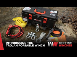 Warrior Trojan Portable 4000lb Electric Winch | Warrior Winches